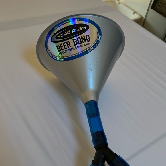 HEAD RUSH | Party Supplies | Beer Funnel Gag Gift Double Header Chug ...